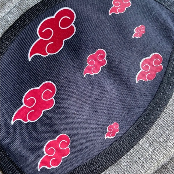 Hand Crafted | Accessories | Anime Akatsuki Cloud Itachi Face Mask ...